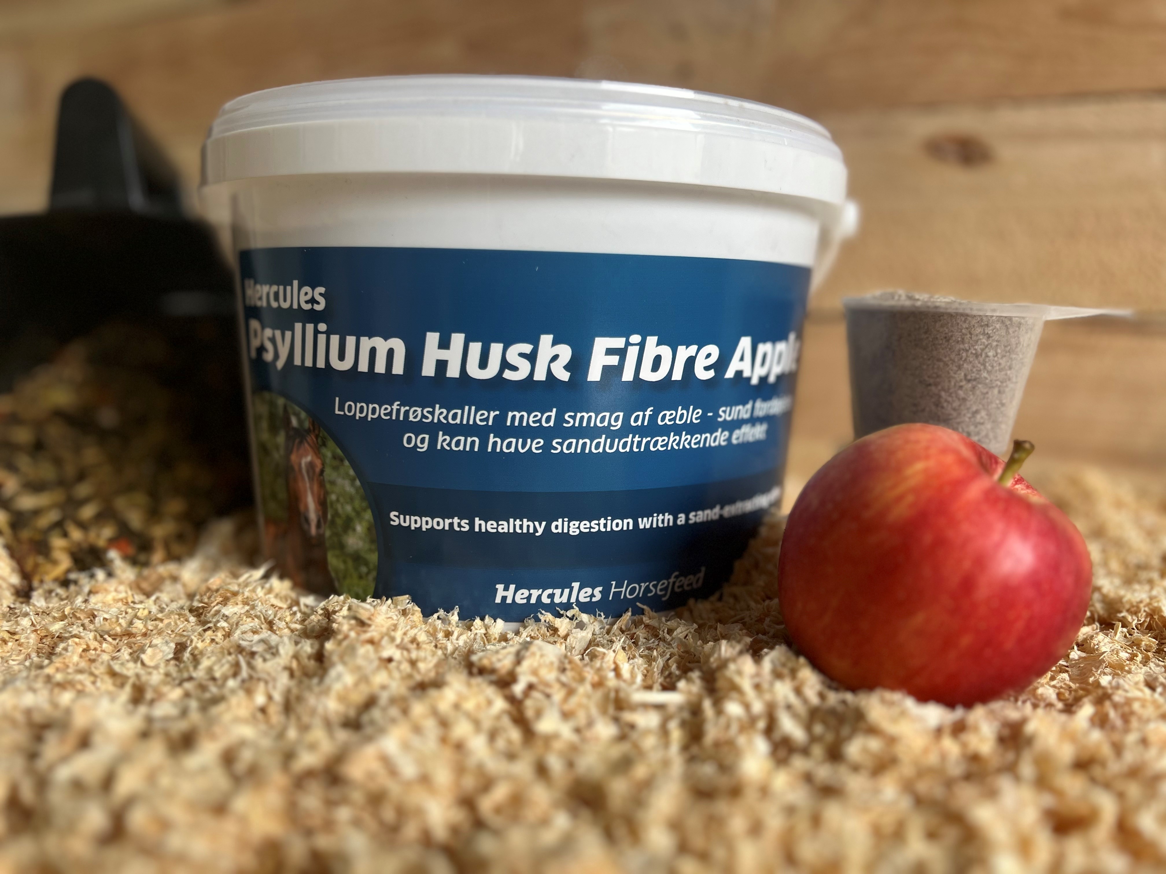 Hercules Psyllium Husk Apple er loppefrøskaller med smag af æble, der ...